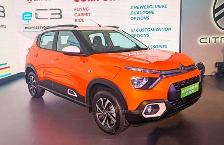 French Automaker Introduces eC3 EV in India - EVMechanica
